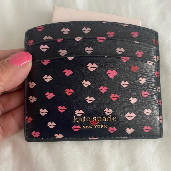 kate spade | Accessories | Kate Spade Card Case Lips Collection | Poshmark